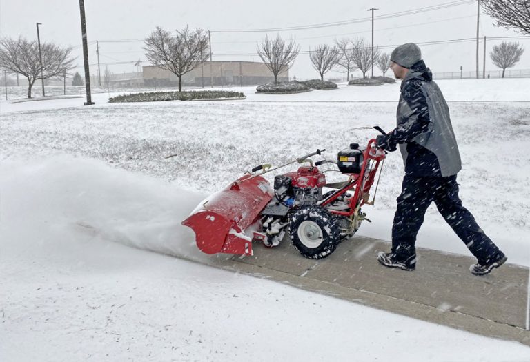 Walk-Behind, Gas-Powered, Self-Propelled Snow Broom | Turf Teq